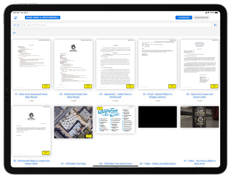 ExhibitsPad - Electronic Trial Binder